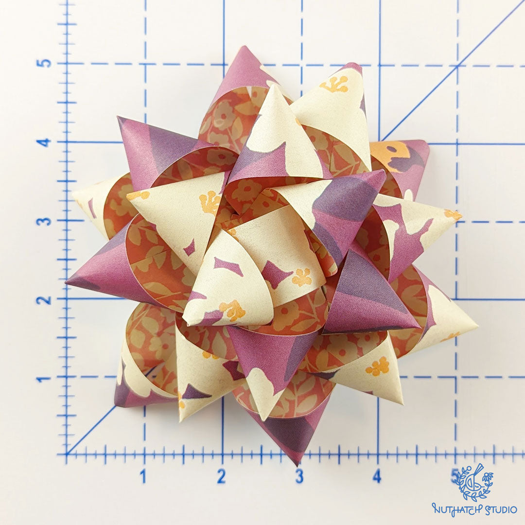 Festive & Fun Recycled Paper Gift Toppers: Figure 8 Bows – Nuthatch Studio