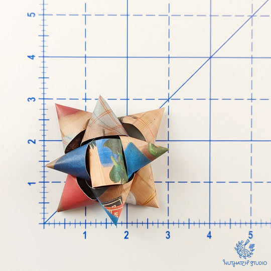Festive & Fun Recycled Paper Gift Toppers: Figure 8 Bows – Nuthatch Studio
