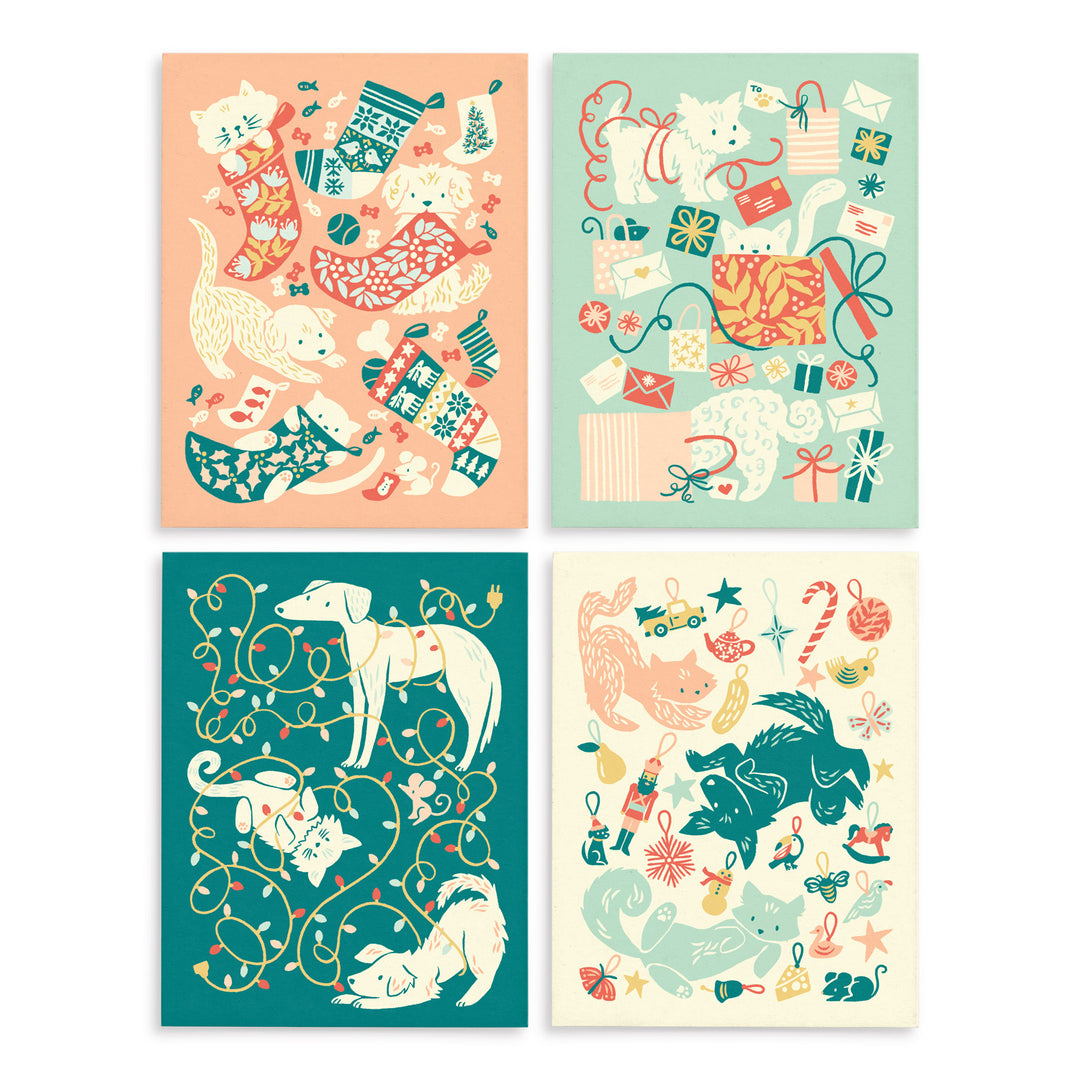 Merry Pets Assorted Card Set – Nuthatch Studio
