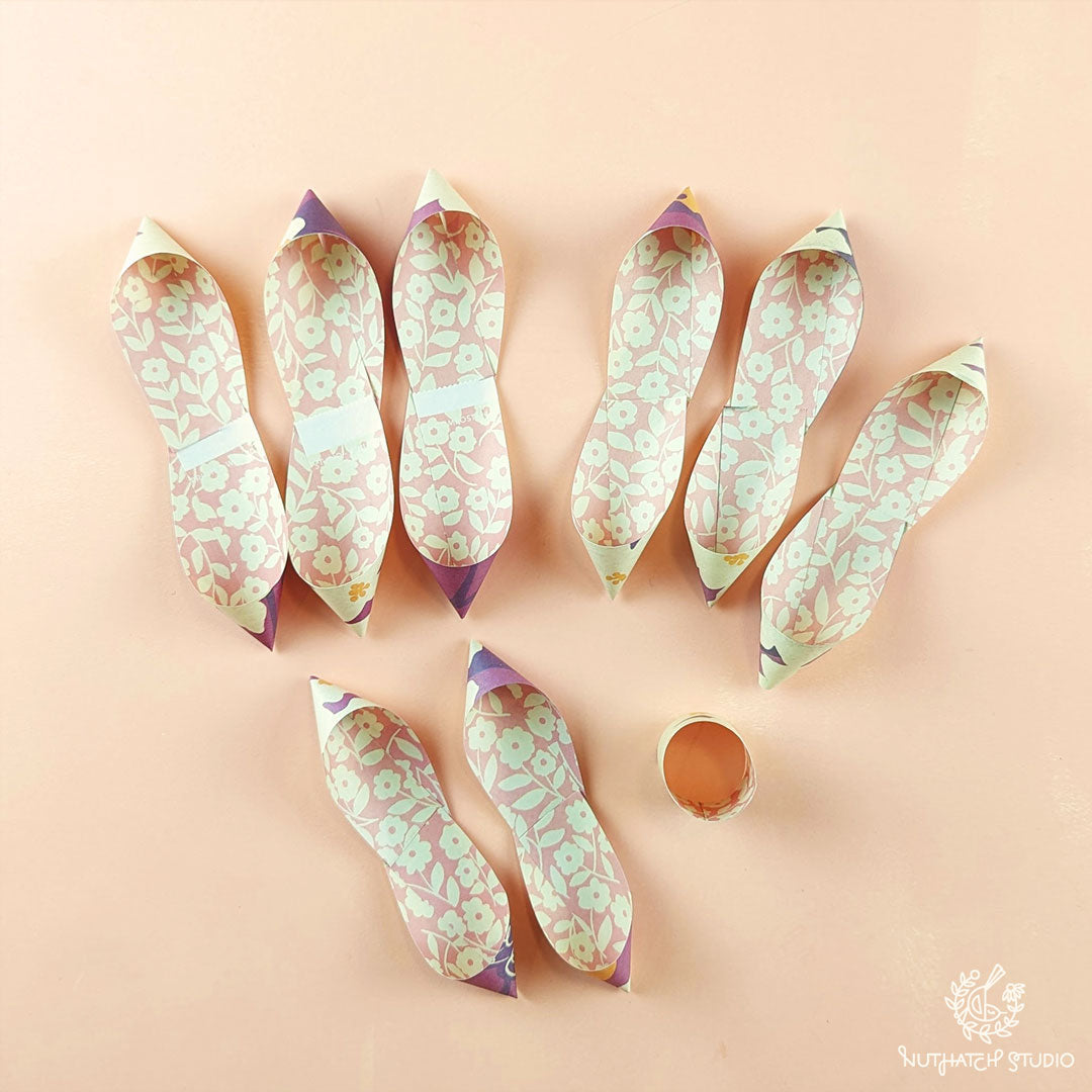 Festive & Fun Recycled Paper Gift Toppers: Figure 8 Bows – Nuthatch Studio