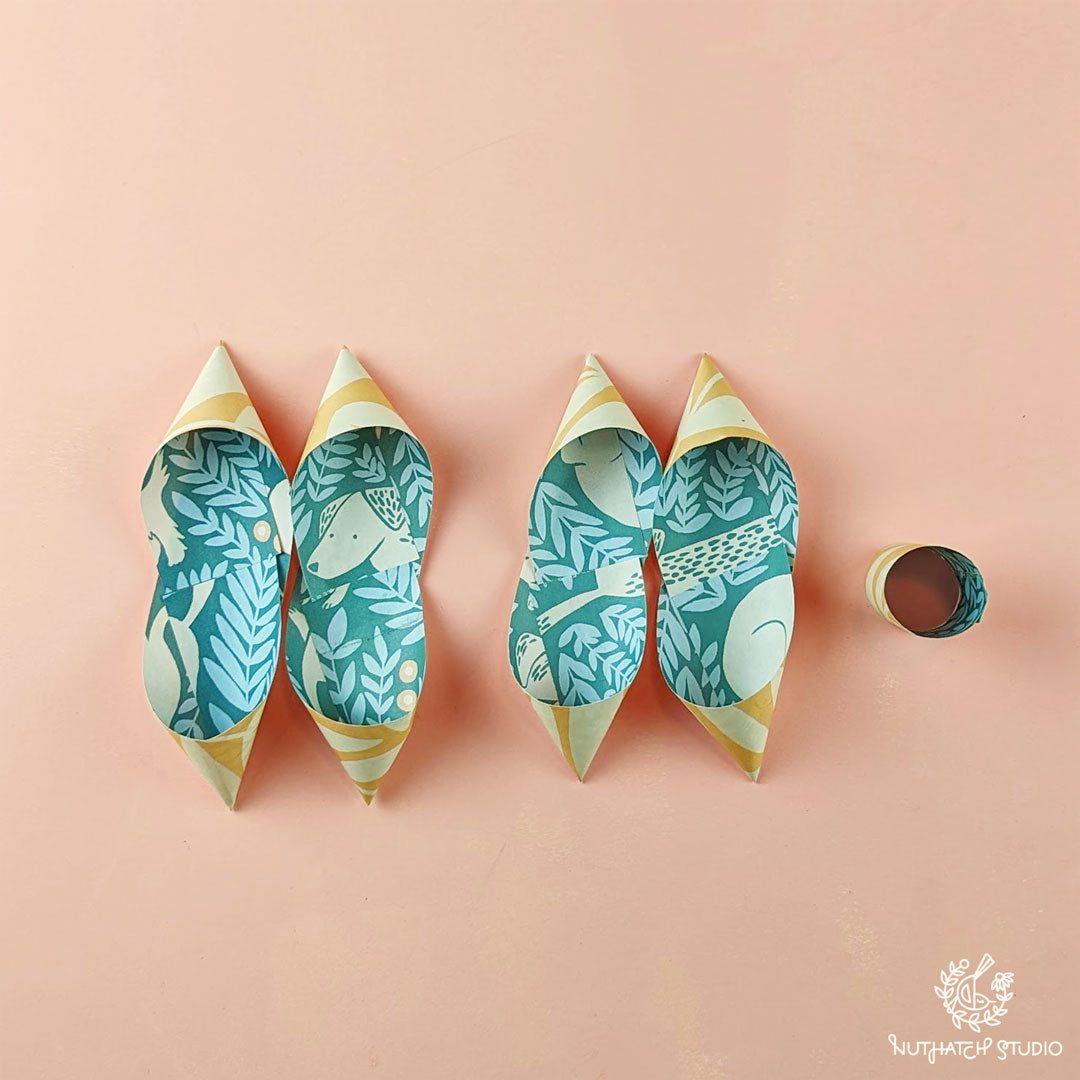 Festive & Fun Recycled Paper Gift Toppers: Figure 8 Bows – Nuthatch Studio