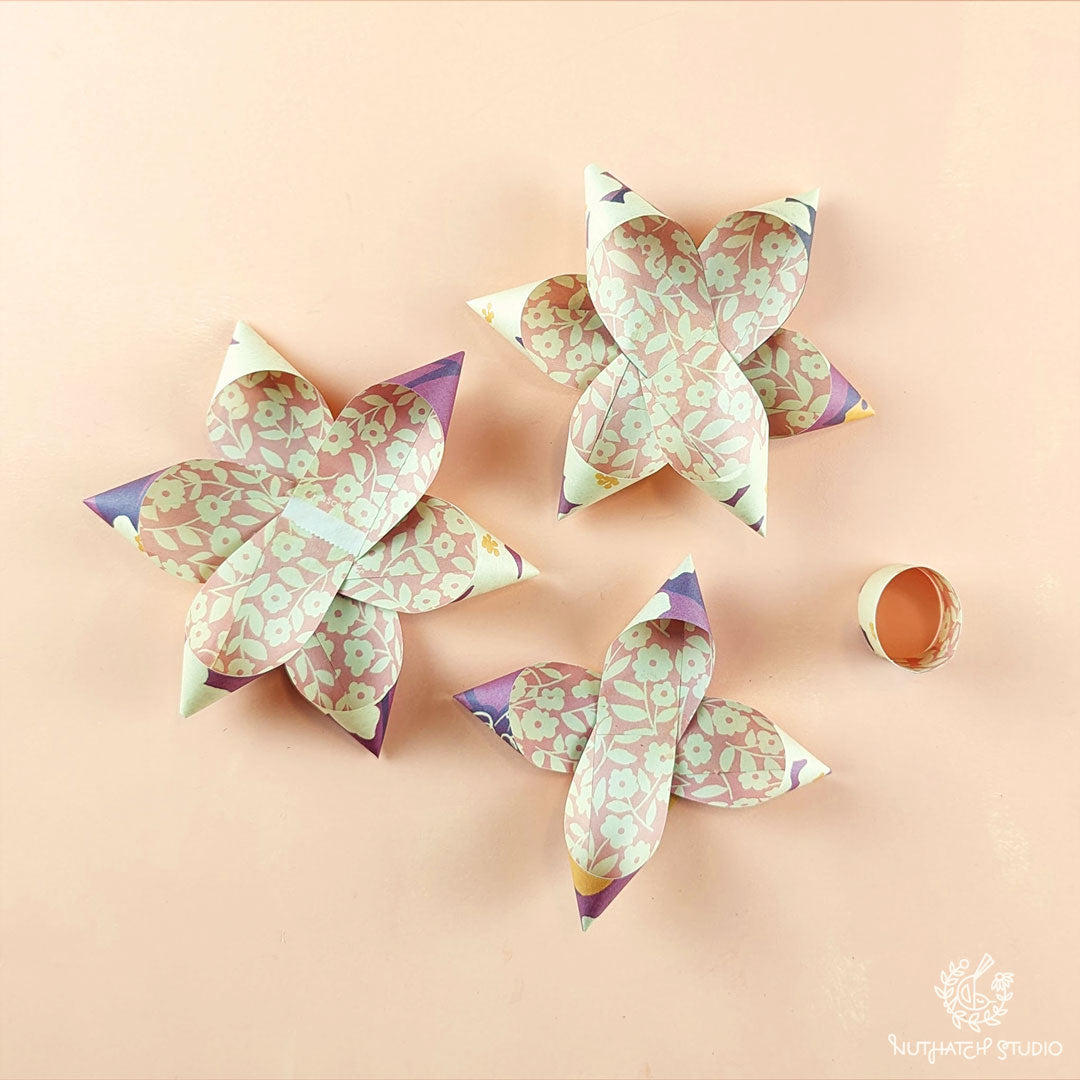 Festive & Fun Recycled Paper Gift Toppers: Figure 8 Bows – Nuthatch Studio