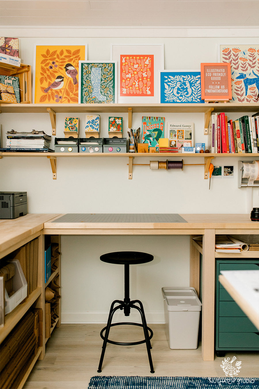 Creative Workspaces: Studio Tour – Nuthatch Studio